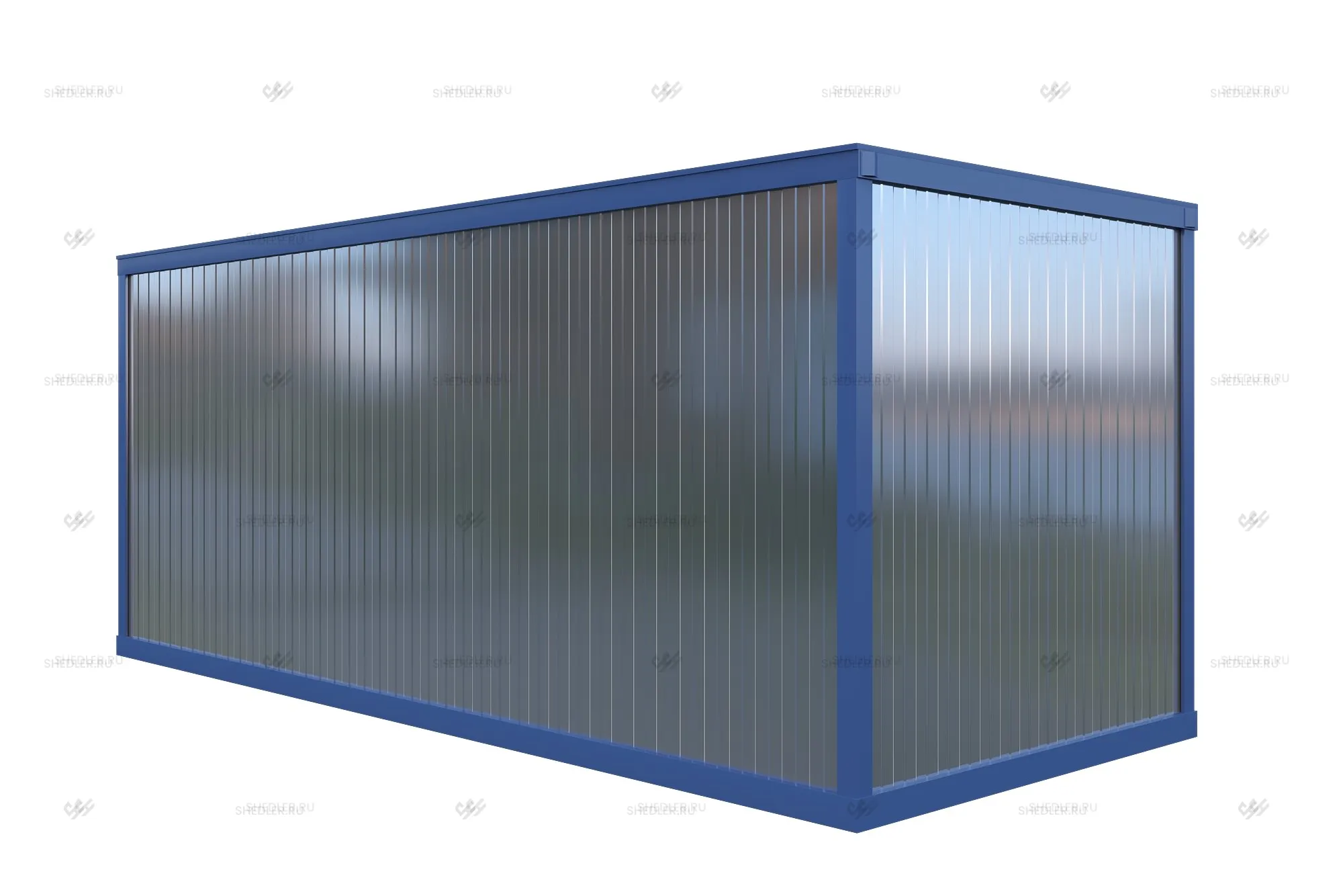 Металлическая бытовка БК-04 | SHEDLER